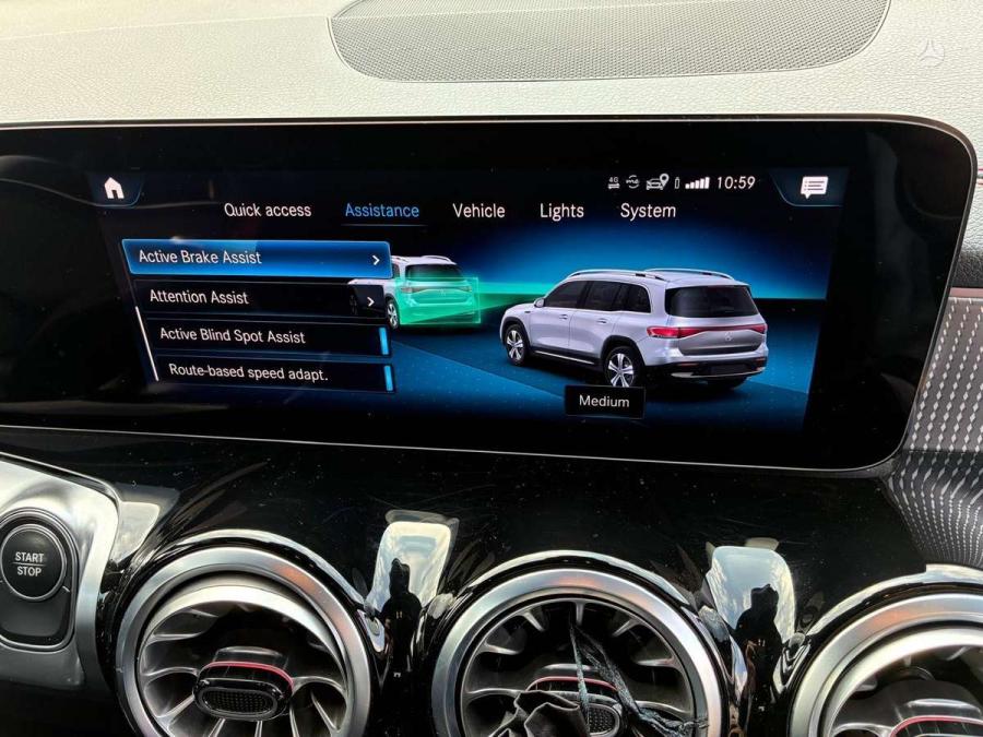 Pelēks Mercedes-Benz EQB 2023 Kauņa, ar dzinēja tilpumu 0.00 L un nobraukumu 85 tūkst. km par 33850 €, foto 21 vietnē AUTOMOTO.COM.LV