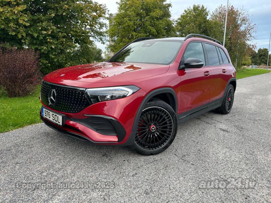 Sarkans Mercedes-Benz EQB 2025 Tallina, ar dzinēja tilpumu 0.00 L un nobraukumu 36 tūkst. km par 42990 €, foto 1 vietnē AUTOMOTO.COM.LV