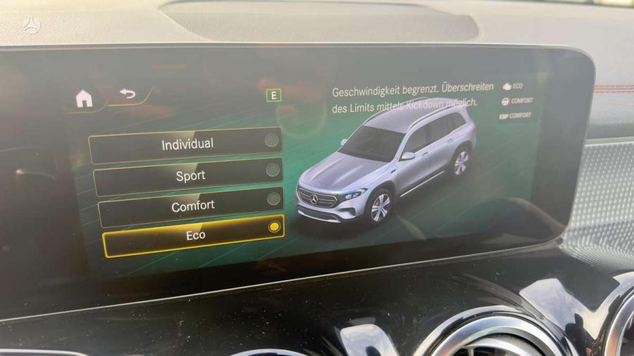Balts Mercedes-Benz EQB 2023 Šauļi, ar dzinēja tilpumu 0.00 L un nobraukumu 94 tūkst. km par 22350 €, foto 29 vietnē AUTOMOTO.COM.LV