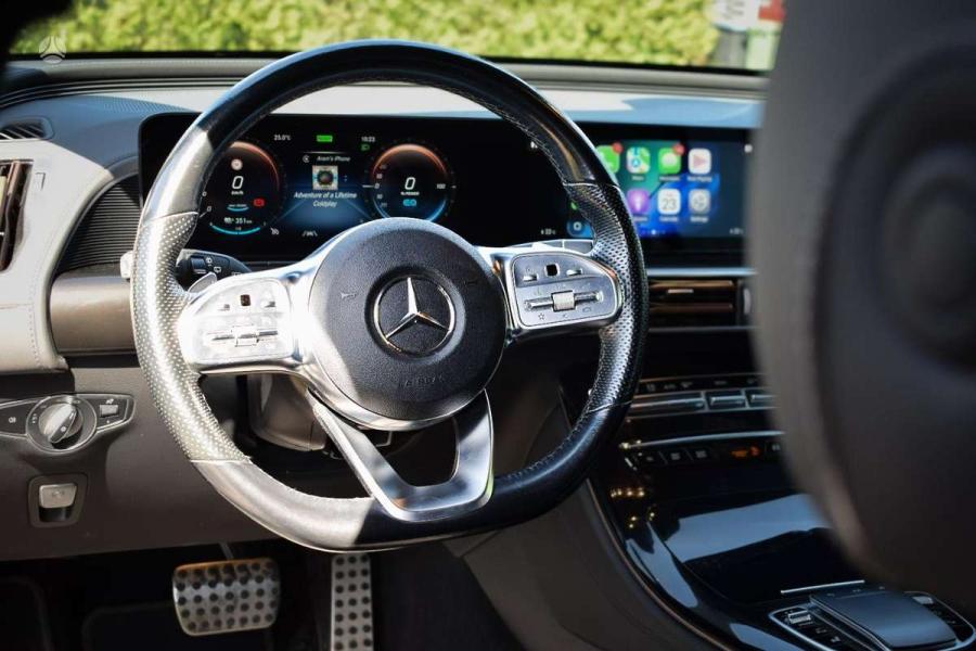 Melns Mercedes-Benz EQC 2020 Viļņa, ar dzinēja tilpumu 0.00 L un nobraukumu 85 tūkst. km par 33500 €, foto 16 vietnē AUTOMOTO.COM.LV
