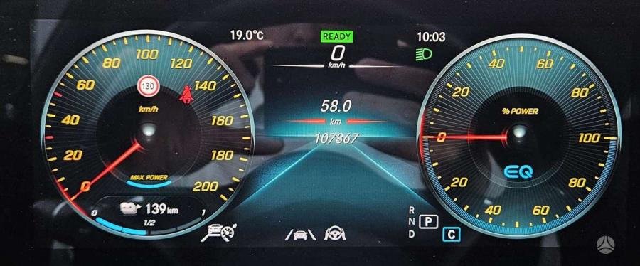 Black Mercedes-Benz EQC 2020 in Klaipeda, with an engine capacity of 0.00 L and mileage of 108 thousand km for 33000 €, photo 35 on AUTOMOTO.COM.LV