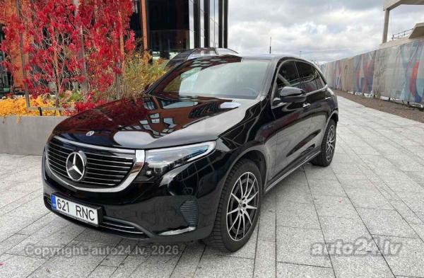 Black Mercedes-Benz EQC 2020 in Tallinn, with an engine capacity of 0.00 L and mileage of 62 thousand km for 33000 €, photo 1 on AUTOMOTO.COM.LV