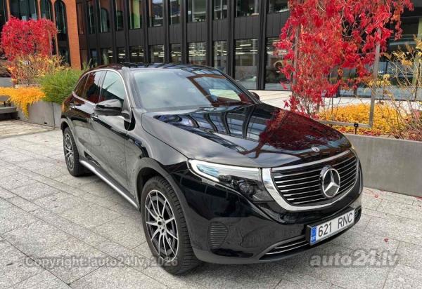 Black Mercedes-Benz EQC 2020 in Tallinn, with an engine capacity of 0.00 L and mileage of 62 thousand km for 33000 €, photo 2 on AUTOMOTO.COM.LV
