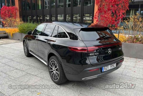Black Mercedes-Benz EQC 2020 in Tallinn, with an engine capacity of 0.00 L and mileage of 62 thousand km for 33000 €, photo 4 on AUTOMOTO.COM.LV