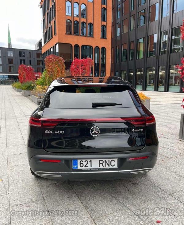 Black Mercedes-Benz EQC 2020 in Tallinn, with an engine capacity of 0.00 L and mileage of 62 thousand km for 33000 €, photo 5 on AUTOMOTO.COM.LV