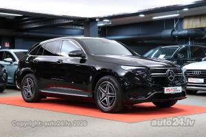 Black Mercedes-Benz EQC 2021 in Tallinn, with an engine capacity of 0.00 L and mileage of 60 thousand km for 34995 €, photo  on AUTOMOTO.COM.LV