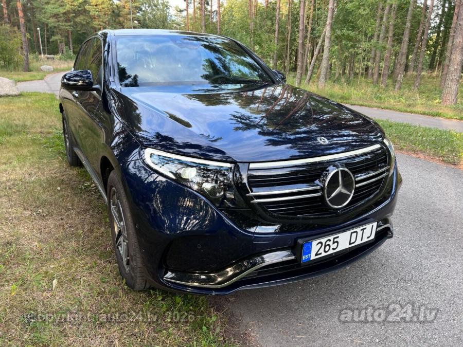 Blue Mercedes-Benz EQC 2020 in Tallinn, with an engine capacity of 0.00 L and mileage of 74 thousand km for 36900 €, photo 3 on AUTOMOTO.COM.LV