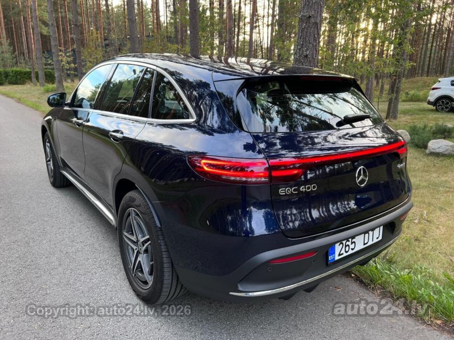 Blue Mercedes-Benz EQC 2020 in Tallinn, with an engine capacity of 0.00 L and mileage of 74 thousand km for 36900 €, photo 4 on AUTOMOTO.COM.LV