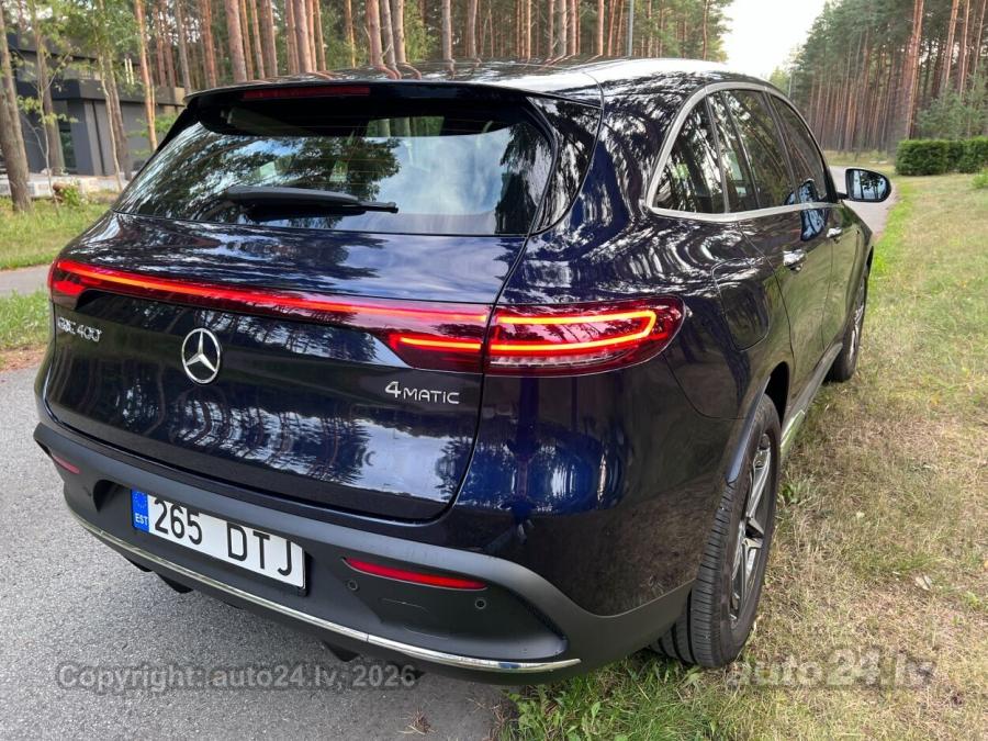 Blue Mercedes-Benz EQC 2020 in Tallinn, with an engine capacity of 0.00 L and mileage of 74 thousand km for 36900 €, photo 5 on AUTOMOTO.COM.LV