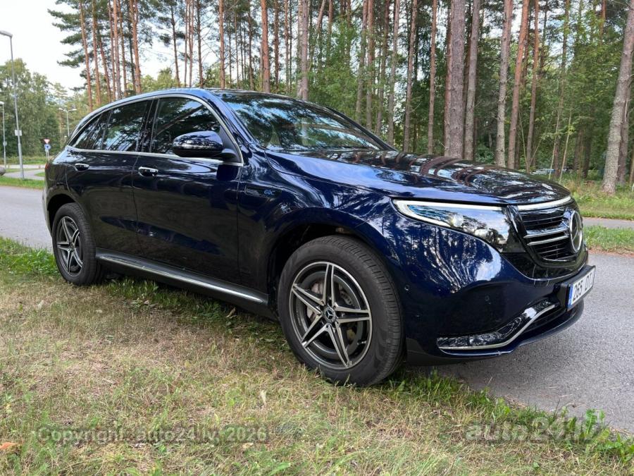 Blue Mercedes-Benz EQC 2020 in Tallinn, with an engine capacity of 0.00 L and mileage of 74 thousand km for 36900 €, photo 8 on AUTOMOTO.COM.LV