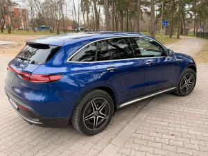 Blue Mercedes-Benz EQC 2021 in Klaipeda, with an engine capacity of 0.00 L and mileage of 130 thousand km for 32000 €, photo 3 on AUTOMOTO.COM.LV