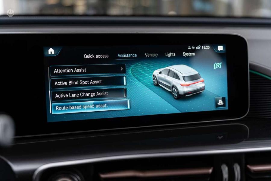 Серый Мерседес EQC 2020 в Вильнюс, объемом двигателя 0.00 л и пробегом 60 тыс. км за 34900 €, фото 30 на AUTOMOTO.COM.LV