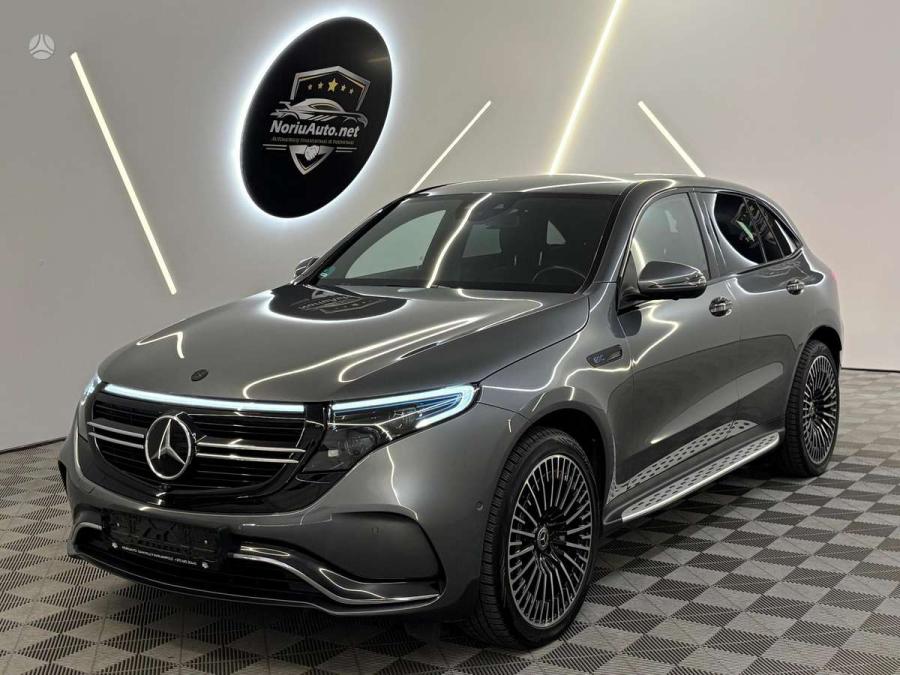 Grey Mercedes-Benz EQC 2020 in Marijampole, with an engine capacity of 0.00 L and mileage of 177 thousand km for 25999 €, photo 38 on AUTOMOTO.COM.LV