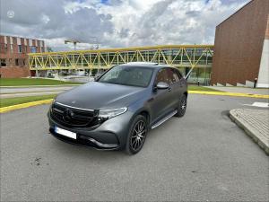 Pelēks Mercedes-Benz EQC 2021 Viļņa, ar dzinēja tilpumu 0.00 L un nobraukumu 151 tūkst. km par 34490 €, foto  vietnē AUTOMOTO.COM.LV