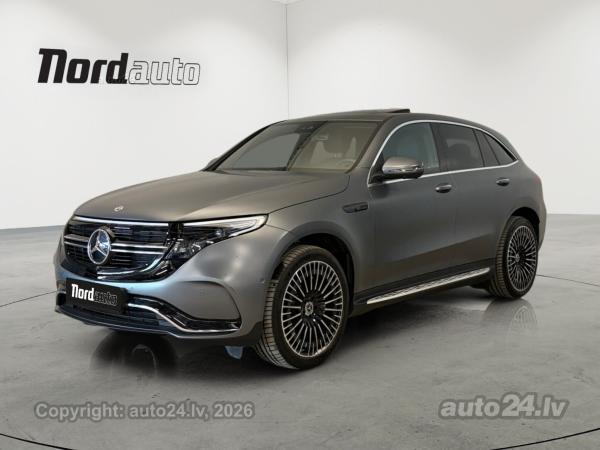 Pelēks Mercedes-Benz EQC 2022 Tallina, ar dzinēja tilpumu 0.00 L un nobraukumu 58 tūkst. km par 38900 €, foto 1 vietnē AUTOMOTO.COM.LV