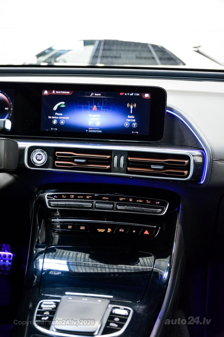 Pelēks Mercedes-Benz EQC 2022 Tallina, ar dzinēja tilpumu 0.00 L un nobraukumu 63 tūkst. km par 40500 €, foto 10 vietnē AUTOMOTO.COM.LV