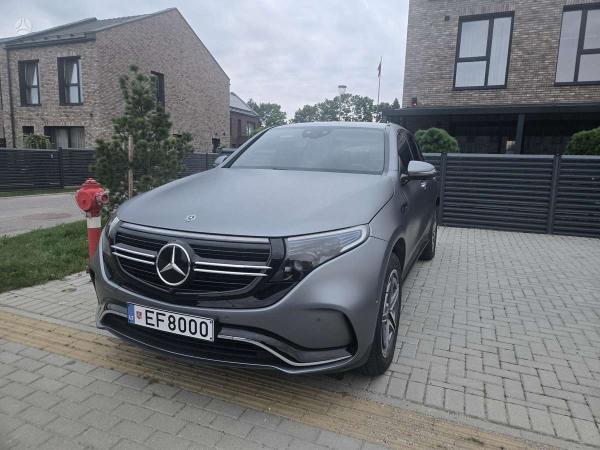 Grey Mercedes-Benz EQC 2023 in Klaipeda, with an engine capacity of 0.00 L and mileage of 43 thousand km for 39500 €, photo 1 on AUTOMOTO.COM.LV