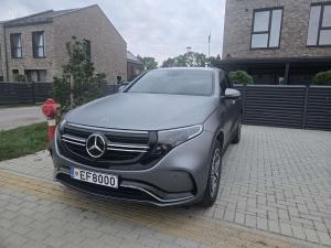 Grey Mercedes-Benz EQC 2023 in Klaipeda, with an engine capacity of 0.00 L and mileage of 43 thousand km for 39500 €, photo 1 on AUTOMOTO.COM.LV