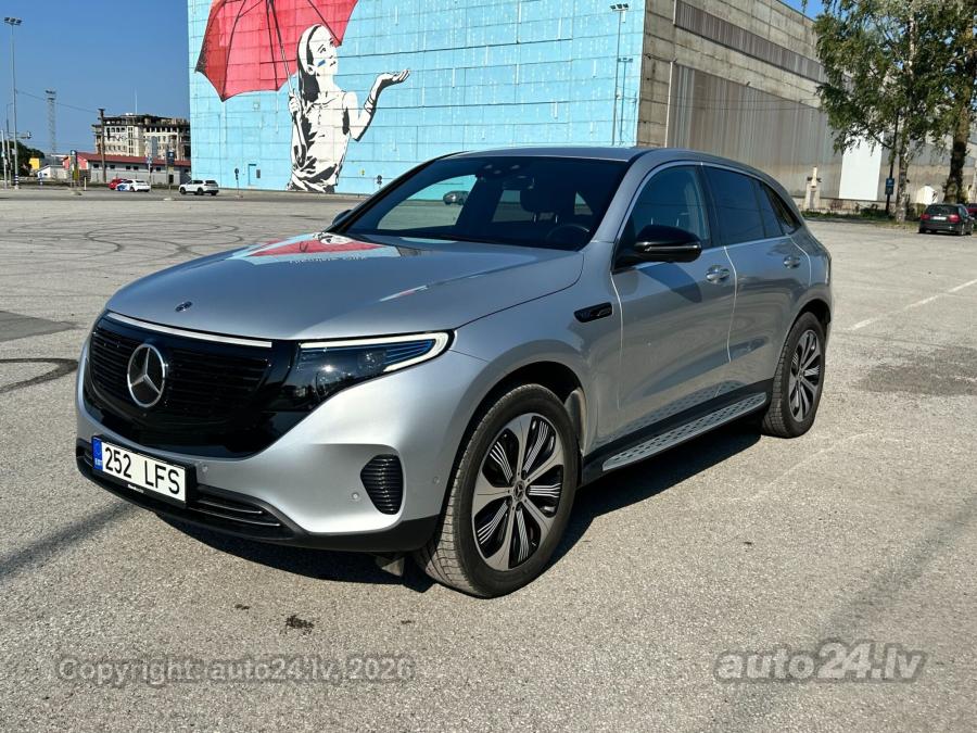 Pelēks Mercedes-Benz EQC 2019 Tallina, ar dzinēja tilpumu 0.00 L un nobraukumu 84 tūkst. km par 32000 €, foto 1 vietnē AUTOMOTO.COM.LV