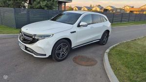 White Mercedes-Benz EQC 2020 in Vilnius, with an engine capacity of 0.00 L and mileage of 110 thousand km for 32200 €, photo 7 on AUTOMOTO.COM.LV