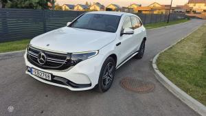 White Mercedes-Benz EQC 2020 in Vilnius, with an engine capacity of 0.00 L and mileage of 110 thousand km for 32200 €, photo 8 on AUTOMOTO.COM.LV