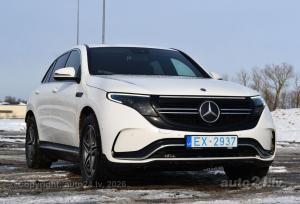 Balts Mercedes-Benz EQC 2021 Rīga, ar dzinēja tilpumu 0.00 L un nobraukumu 106 tūkst. km par 28500 €, foto  vietnē AUTOMOTO.COM.LV