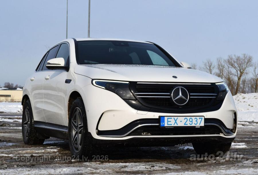 Balts Mercedes-Benz EQC 2021 Rīga, ar dzinēja tilpumu 0.00 L un nobraukumu 106 tūkst. km par 28500 €, foto 1 vietnē AUTOMOTO.COM.LV