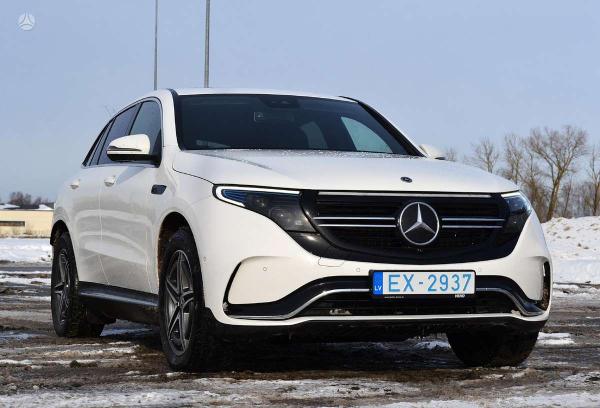 Balts Mercedes-Benz EQC 2021 Rīga, ar dzinēja tilpumu 0.00 L un nobraukumu 106 tūkst. km par 27900 €, foto 1 vietnē AUTOMOTO.COM.LV