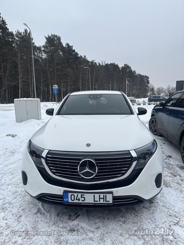 White Mercedes-Benz EQC 2021 in Tallinn, with an engine capacity of 0.00 L and mileage of 75 thousand km for 31900 €, photo 1 on AUTOMOTO.COM.LV