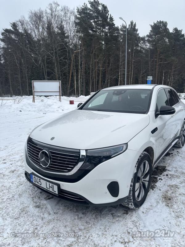 White Mercedes-Benz EQC 2021 in Tallinn, with an engine capacity of 0.00 L and mileage of 75 thousand km for 31900 €, photo 2 on AUTOMOTO.COM.LV
