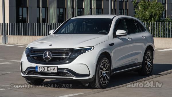 White Mercedes-Benz EQC 2021 in Tallinn, with an engine capacity of 0.00 L and mileage of 57 thousand km for 40900 €, photo 2 on AUTOMOTO.COM.LV