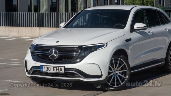 White Mercedes-Benz EQC 2021 in Tallinn, with an engine capacity of 0.00 L and mileage of 57 thousand km for 40900 €, photo 4 on AUTOMOTO.COM.LV