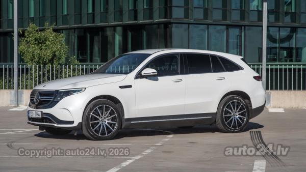 White Mercedes-Benz EQC 2021 in Tallinn, with an engine capacity of 0.00 L and mileage of 57 thousand km for 40900 €, photo 6 on AUTOMOTO.COM.LV