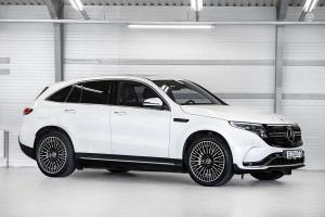 Белый Мерседес EQC 2021 в Тукумс, объемом двигателя 0.00 л и пробегом 110 тыс. км за 34990 €, фото 6 на AUTOMOTO.COM.LV