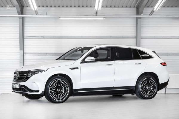 Balts Mercedes-Benz EQC 2021 Tukums, ar dzinēja tilpumu 0.00 L un nobraukumu 110 tūkst. km par 34990 €, foto 6 vietnē AUTOMOTO.COM.LV