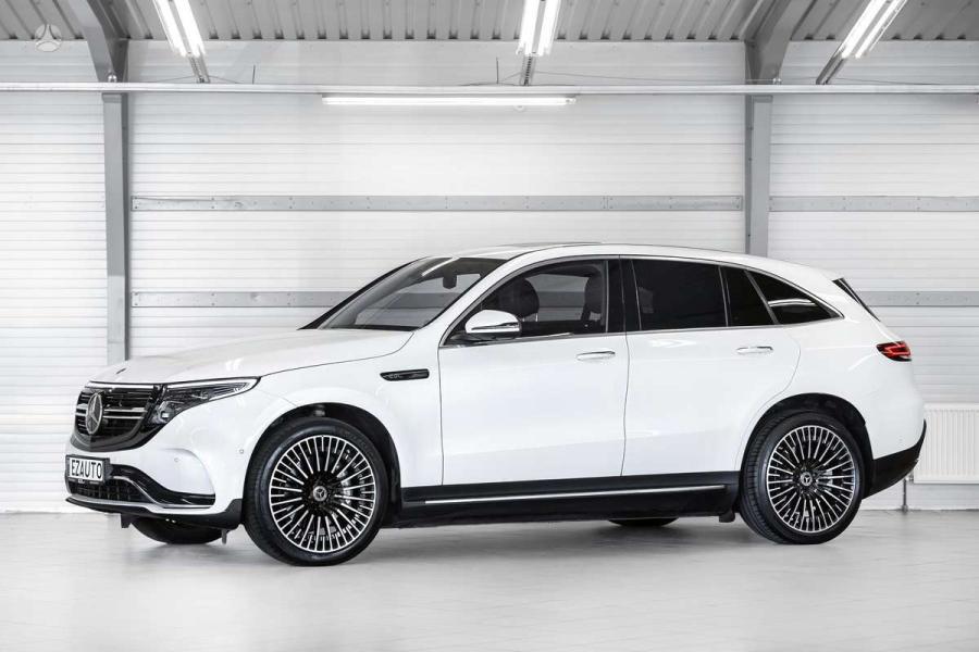 Белый Мерседес EQC 2021 в Тукумс, объемом двигателя 0.00 л и пробегом 110 тыс. км за 34990 €, фото 7 на AUTOMOTO.COM.LV