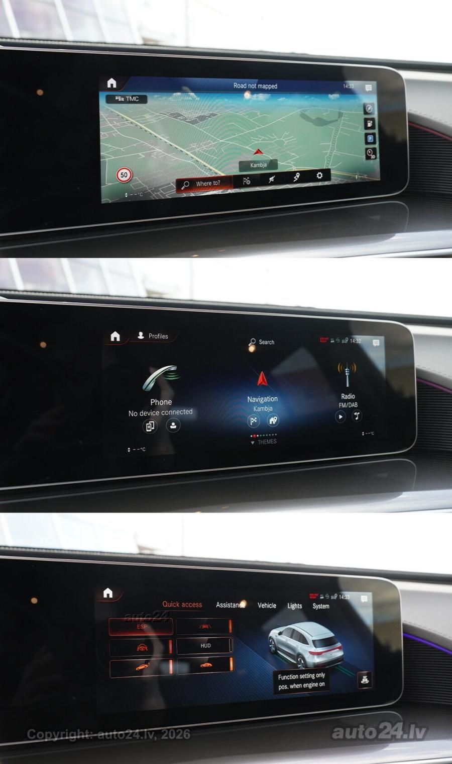 Белый Мерседес EQC 2020 в Тарту, объемом двигателя 0.00 л и пробегом 53 тыс. км за 40900 €, фото 17 на AUTOMOTO.COM.LV