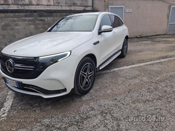 White Mercedes-Benz EQC 2021 in Tallinn, with an engine capacity of 0.00 L and mileage of 39 thousand km for 33900 €, photo 1 on AUTOMOTO.COM.LV
