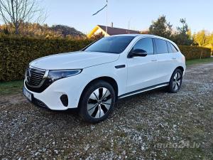 White Mercedes-Benz EQC 2021 in Tallinn, with an engine capacity of 0.00 L and mileage of 78 thousand km for 31990 €, photo 3 on AUTOMOTO.COM.LV