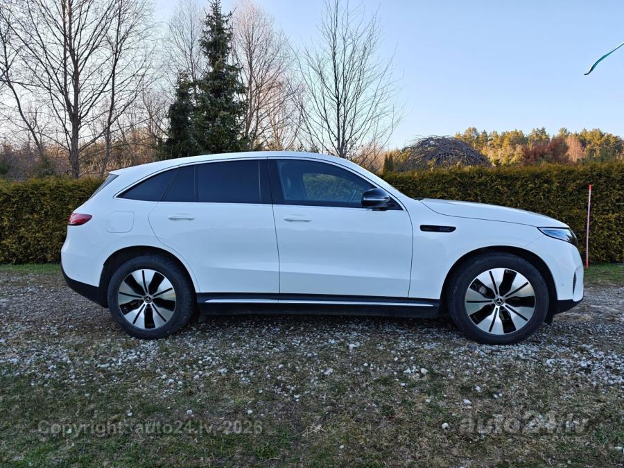 White Mercedes-Benz EQC 2021 in Tallinn, with an engine capacity of 0.00 L and mileage of 78 thousand km for 31990 €, photo 5 on AUTOMOTO.COM.LV