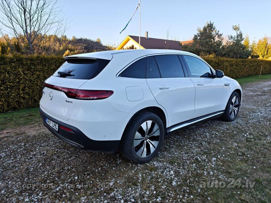 White Mercedes-Benz EQC 2021 in Tallinn, with an engine capacity of 0.00 L and mileage of 78 thousand km for 31990 €, photo 7 on AUTOMOTO.COM.LV
