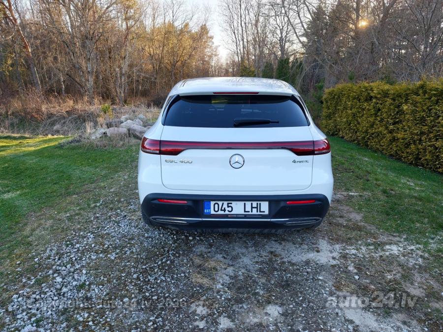 White Mercedes-Benz EQC 2021 in Tallinn, with an engine capacity of 0.00 L and mileage of 78 thousand km for 31990 €, photo 8 on AUTOMOTO.COM.LV
