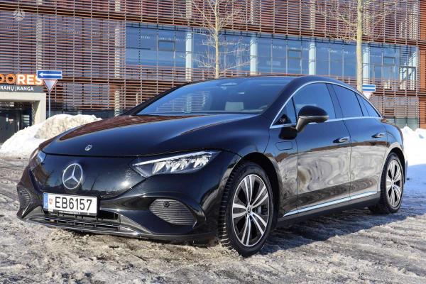 Melns Mercedes-Benz EQE 2022 Klaipėda, ar dzinēja tilpumu 0.00 L un nobraukumu 67 tūkst. km par 37900 €, foto  vietnē AUTOMOTO.COM.LV
