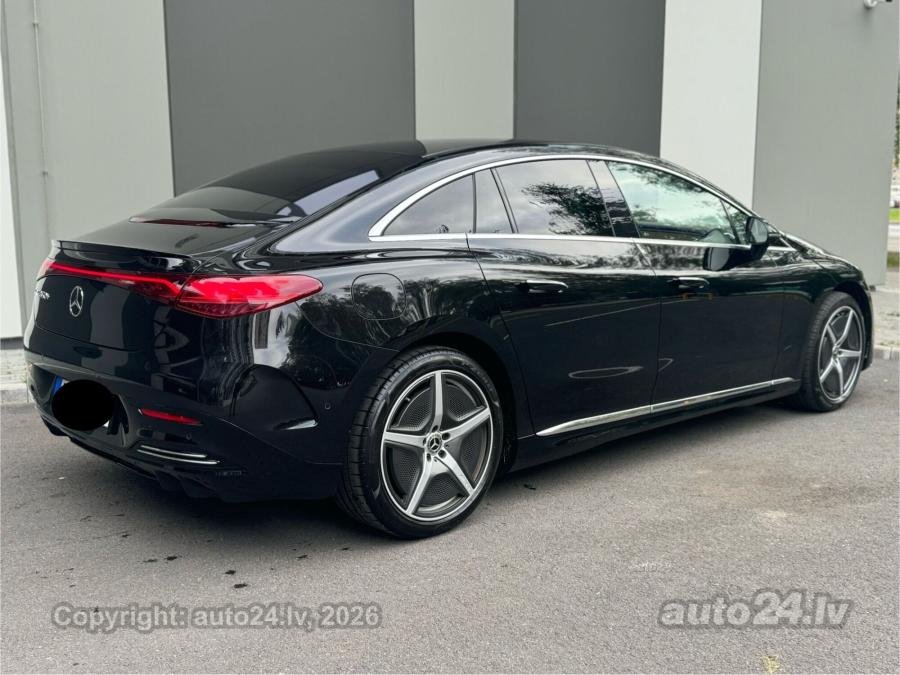 Black Mercedes-Benz EQE 2022 in Tallinn, with an engine capacity of 0.00 L and mileage of 51 thousand km for 52900 €, photo 5 on AUTOMOTO.COM.LV