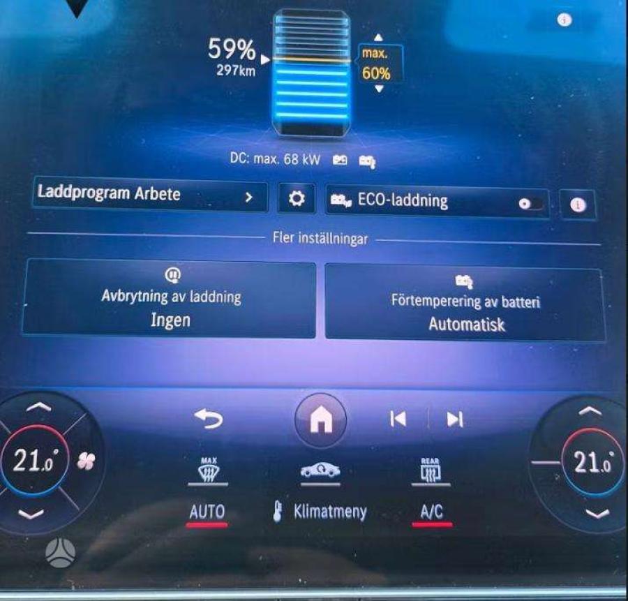 Melns Mercedes-Benz EQE 2022 Viļņa, ar dzinēja tilpumu 0.00 L un nobraukumu 108 tūkst. km par 40042 €, foto 17 vietnē AUTOMOTO.COM.LV