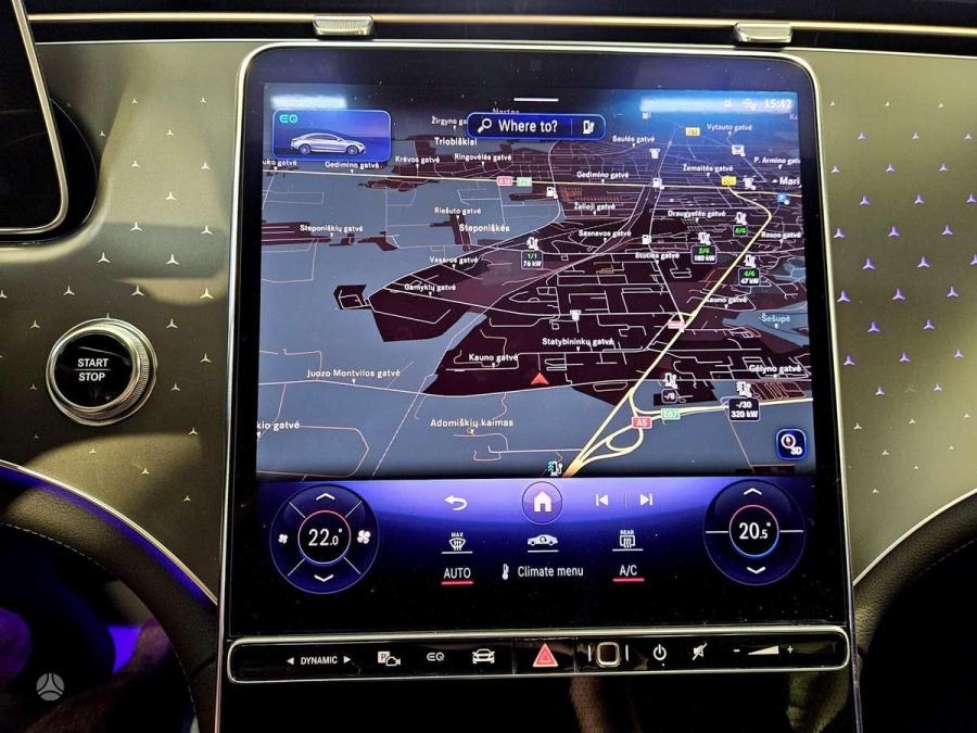 Melns Mercedes-Benz EQE 2023 Marijampole, ar dzinēja tilpumu 0.00 L un nobraukumu 271 tūkst. km par 24990 €, foto 16 vietnē AUTOMOTO.COM.LV