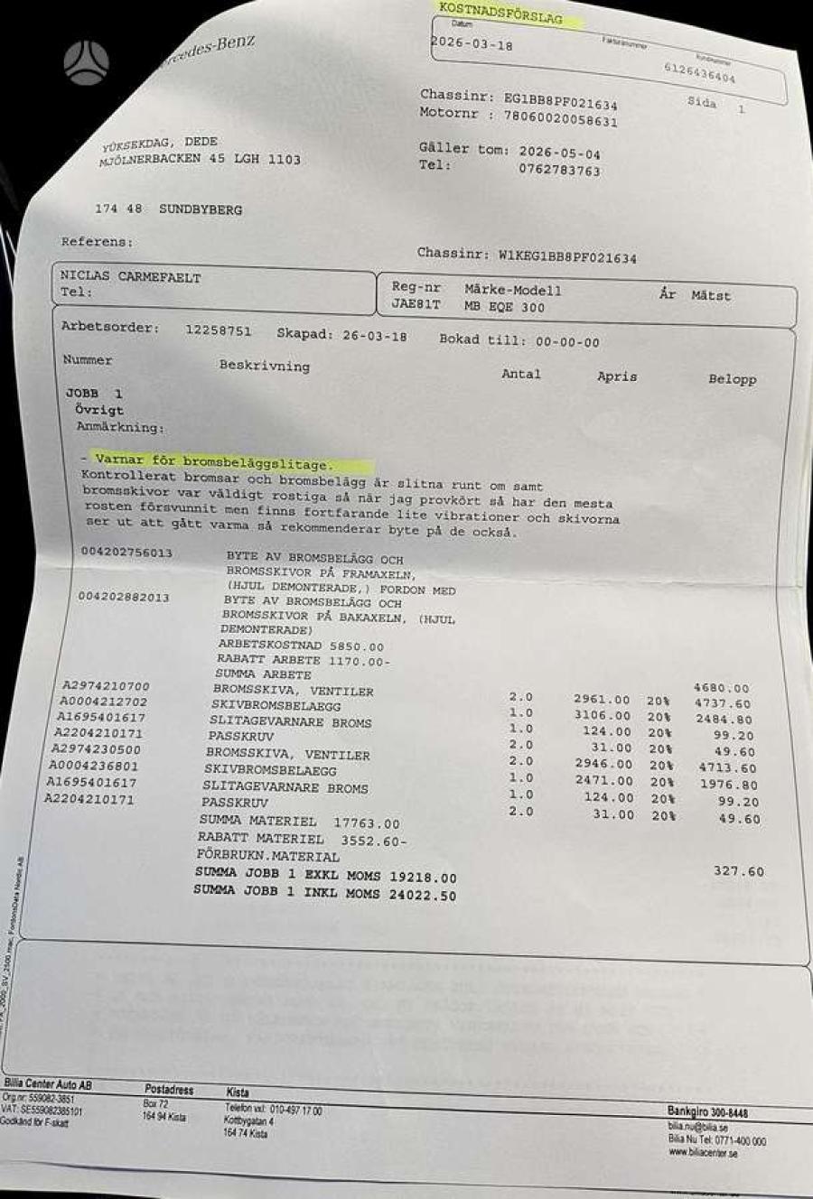 Melns Mercedes-Benz EQE 2023 Marijampole, ar dzinēja tilpumu 0.00 L un nobraukumu 271 tūkst. km par 24990 €, foto 34 vietnē AUTOMOTO.COM.LV