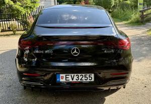 Black Mercedes-Benz EQE 2023 in Vilnius, with an engine capacity of 0.00 L and mileage of 20 thousand km for 43500 €, photo 8 on AUTOMOTO.COM.LV