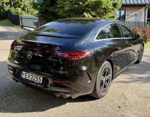 Black Mercedes-Benz EQE 2023 in Vilnius, with an engine capacity of 0.00 L and mileage of 20 thousand km for 43500 €, photo 9 on AUTOMOTO.COM.LV