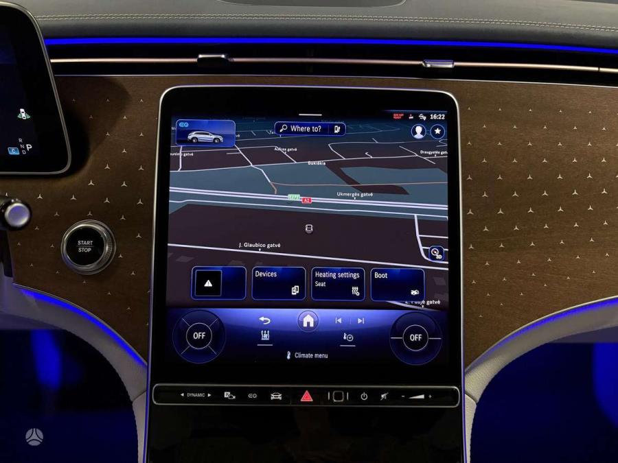 Zils Mercedes-Benz EQE 2023 Viļņa, ar dzinēja tilpumu 0.00 L un nobraukumu 37 tūkst. km par 57990 €, foto 27 vietnē AUTOMOTO.COM.LV